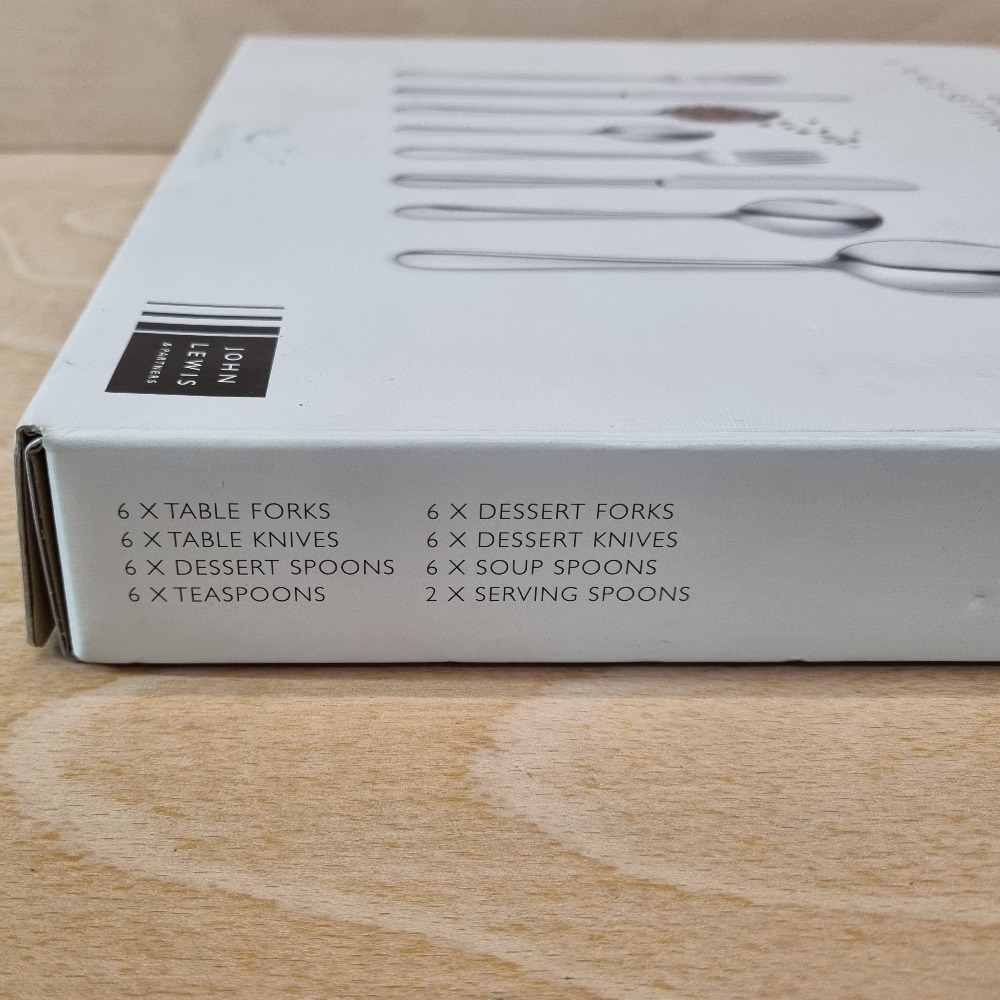 New john lewis JOHN LEWIS & PARTNERS | 44 PIECE DOME CUTLERY SET BUY ...